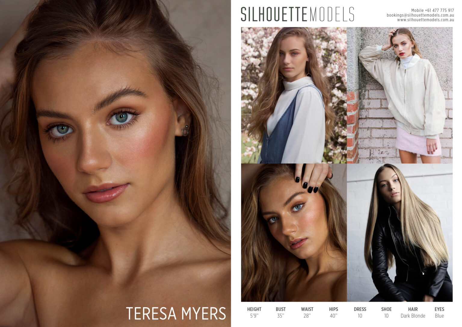 TERESA_MYERS_COMPCARD_A4_MODEL | Silhouette Models